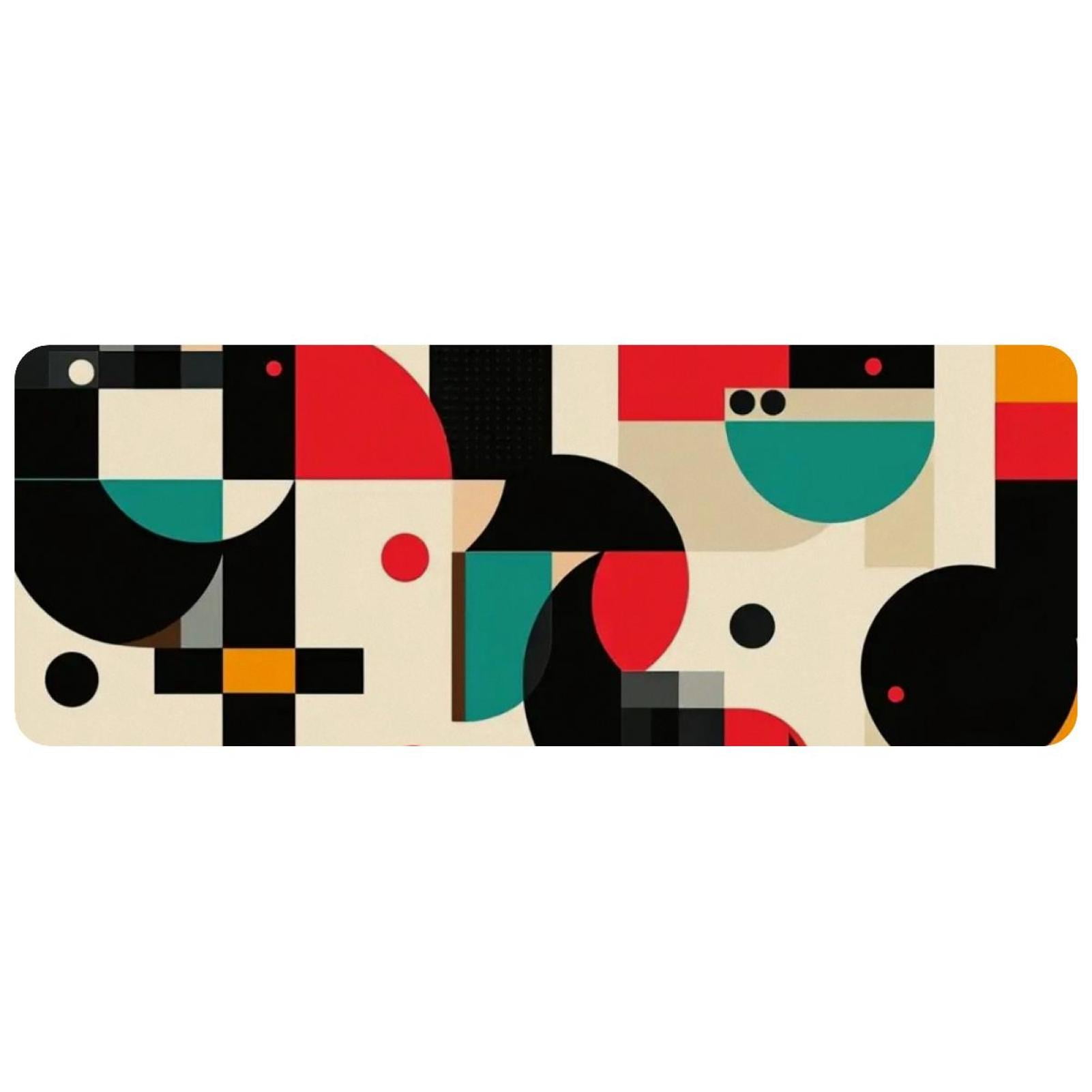 Large Extended Abstract Cartoon Geometric Graphics Gaming Mouse Pad, XL ...