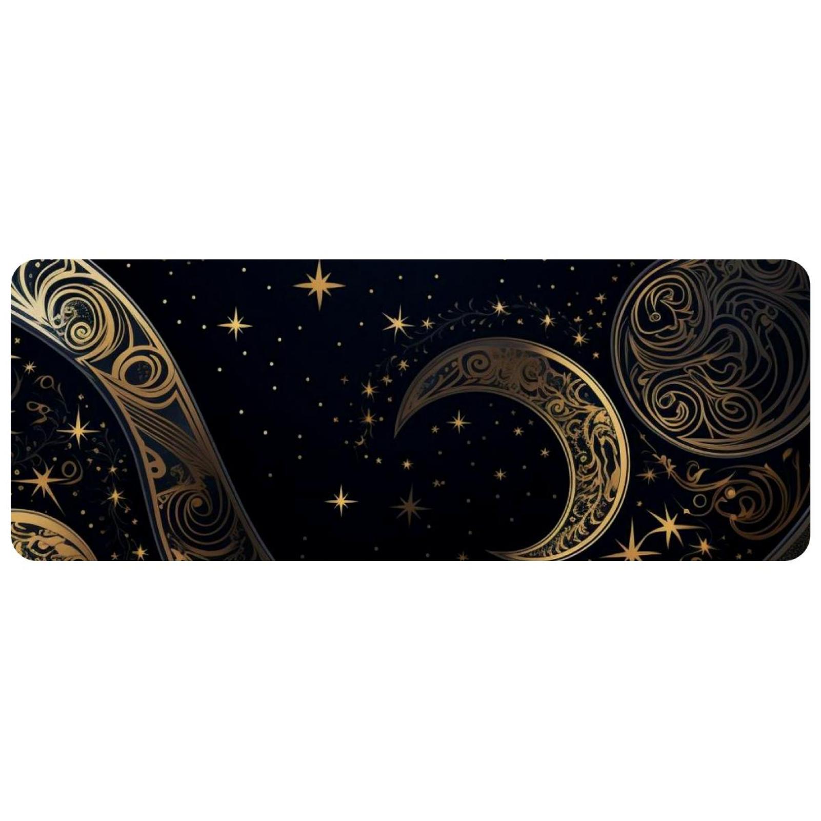 Large Extended Crescent Moon Symbol Gaming Mouse Pad, XL Desk Mat ...