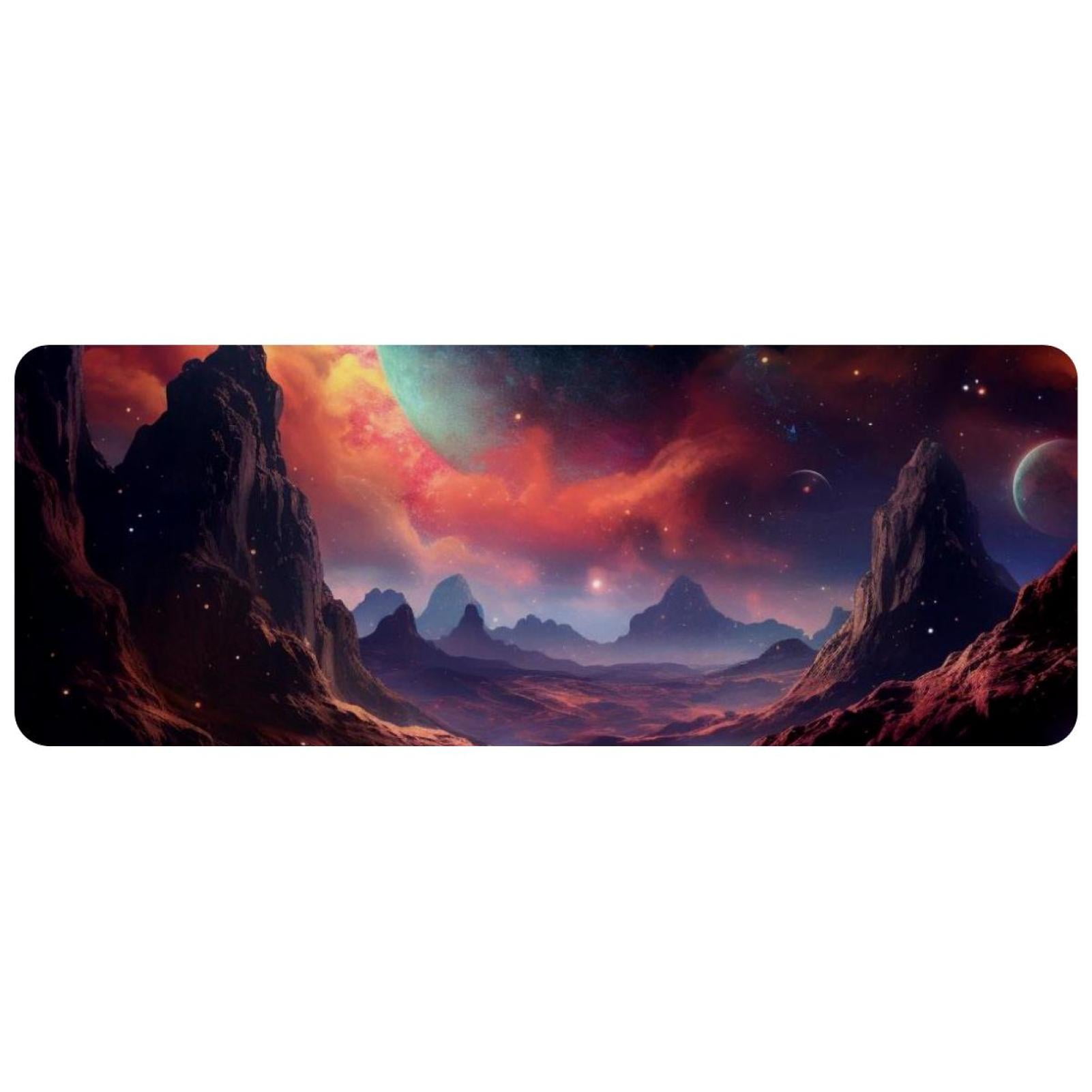 Large Extended Galactic Space Beautiful Gaming Mouse Pad, XL Desk Mat ...