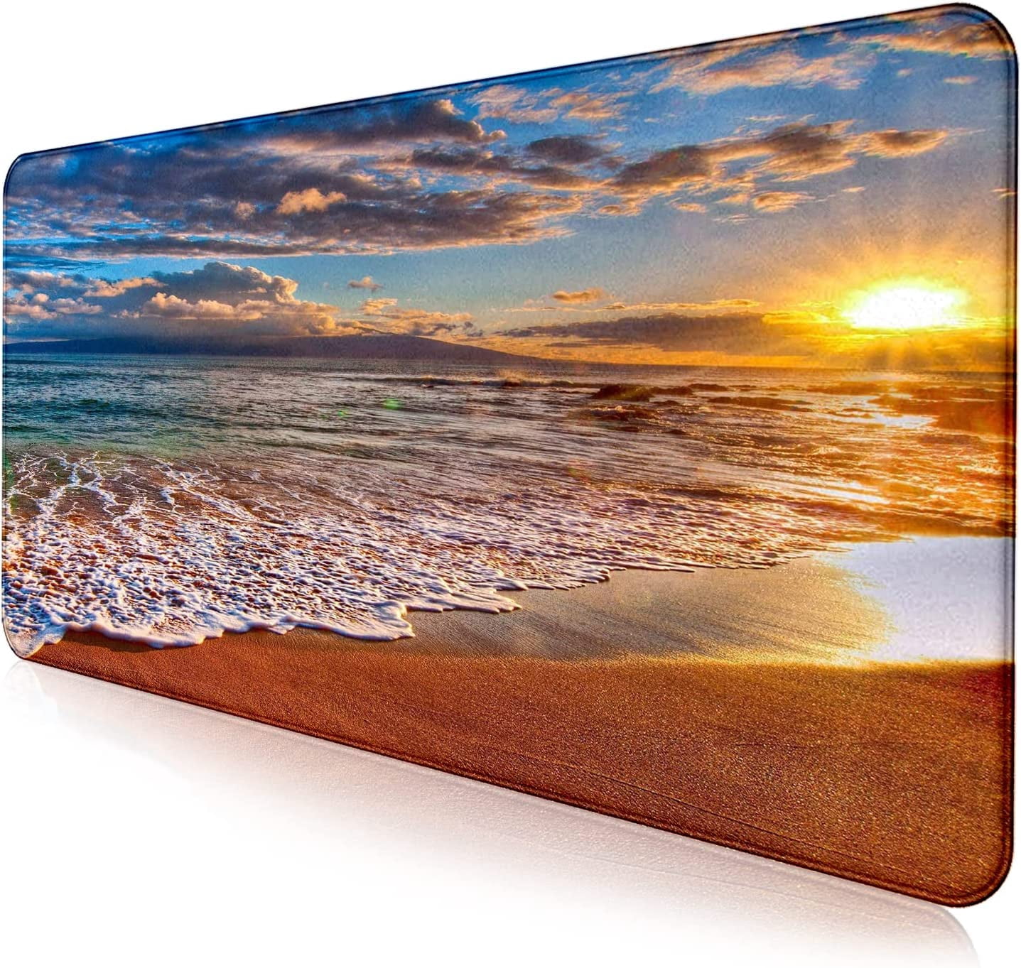 Large Extended Gaming Mouse Pad with Stitched Edges, Non-Slip ...