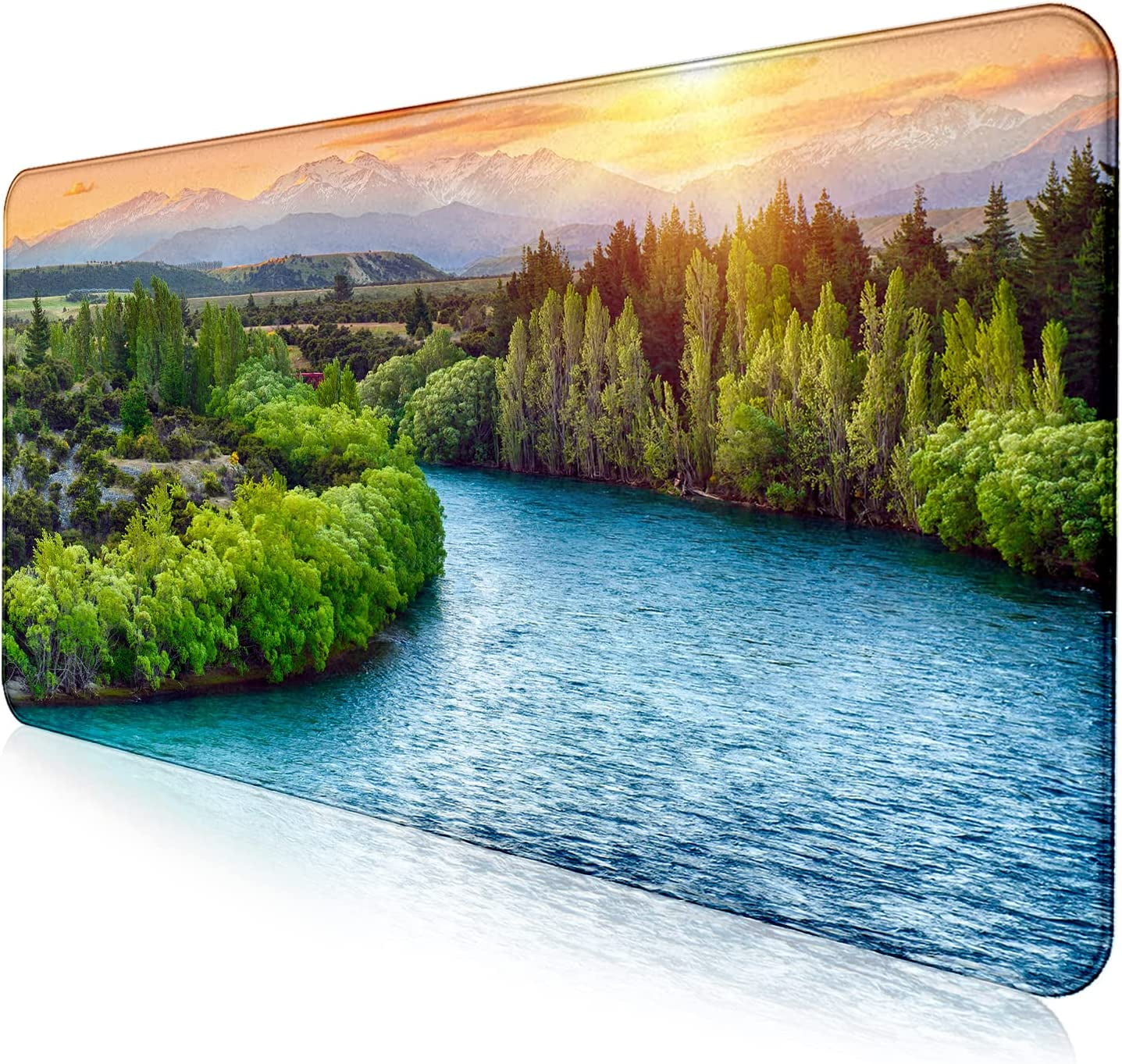 Large Extended Gaming Mouse Pad with Stitched Edges, Non-Slip ...