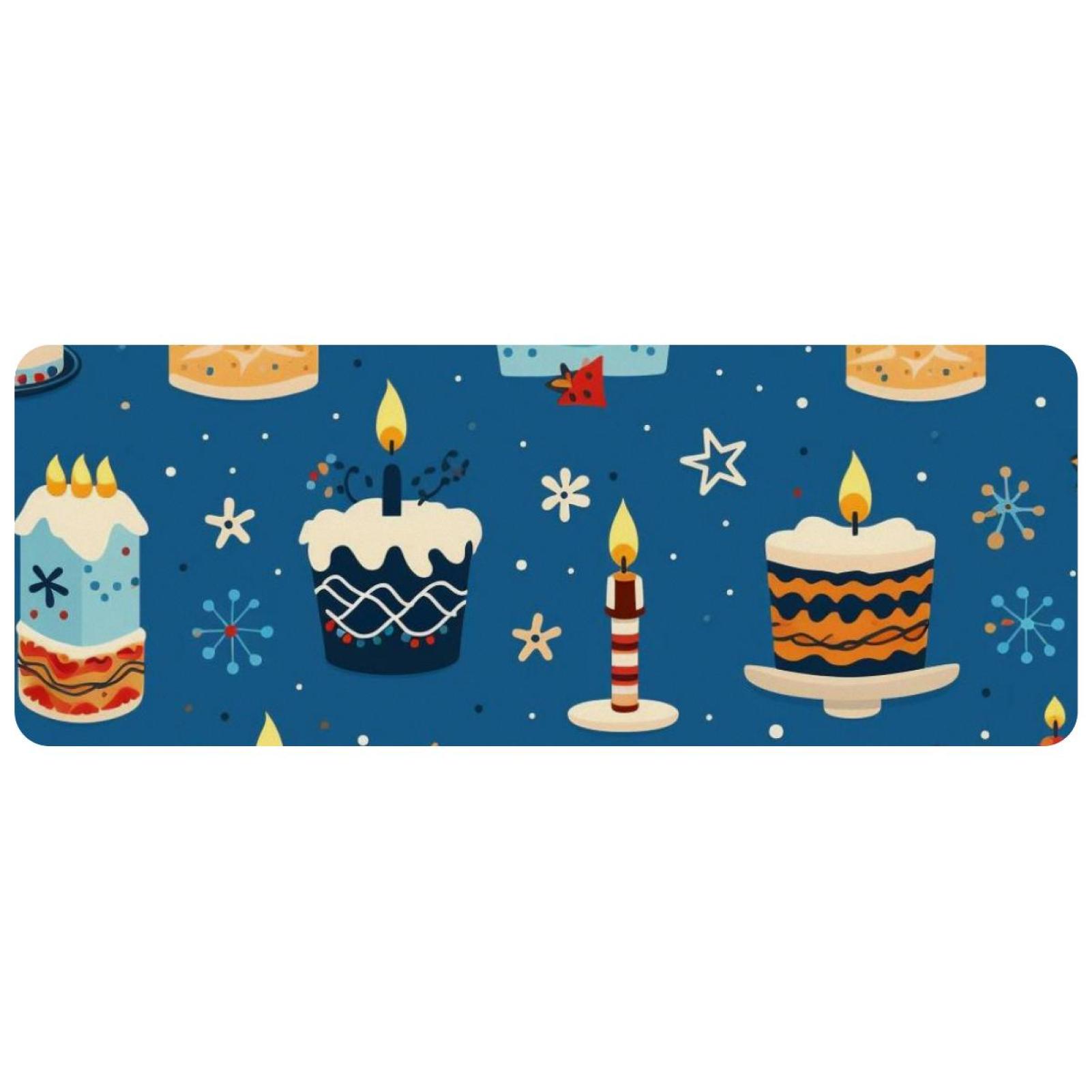 Large Extended Hanukkah Cute Cartoon Gaming Mouse Pad, XL Desk Mat ...