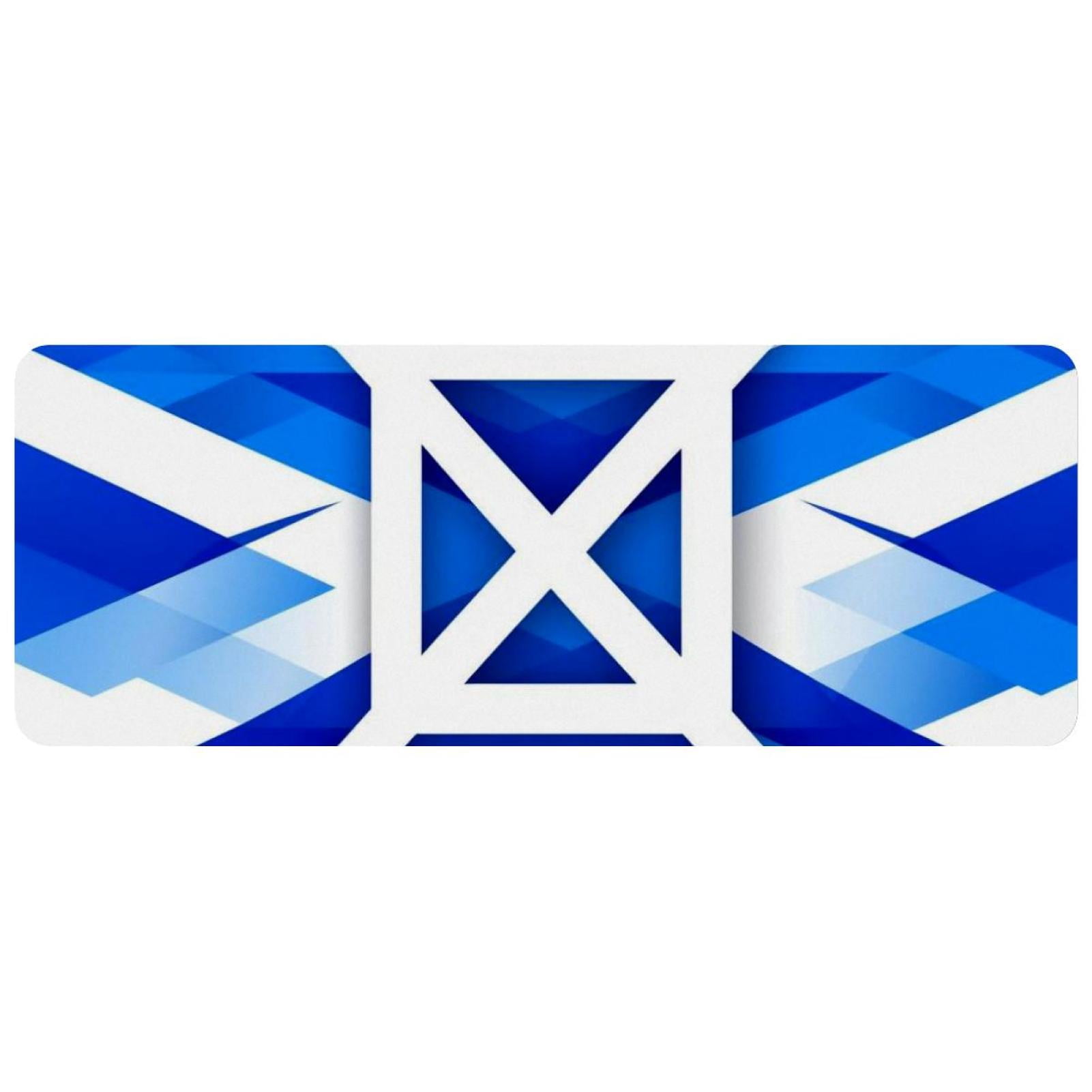 Large Extended Israeli Flag Blue Pretty Gaming Mouse Pad, XL Desk Mat ...