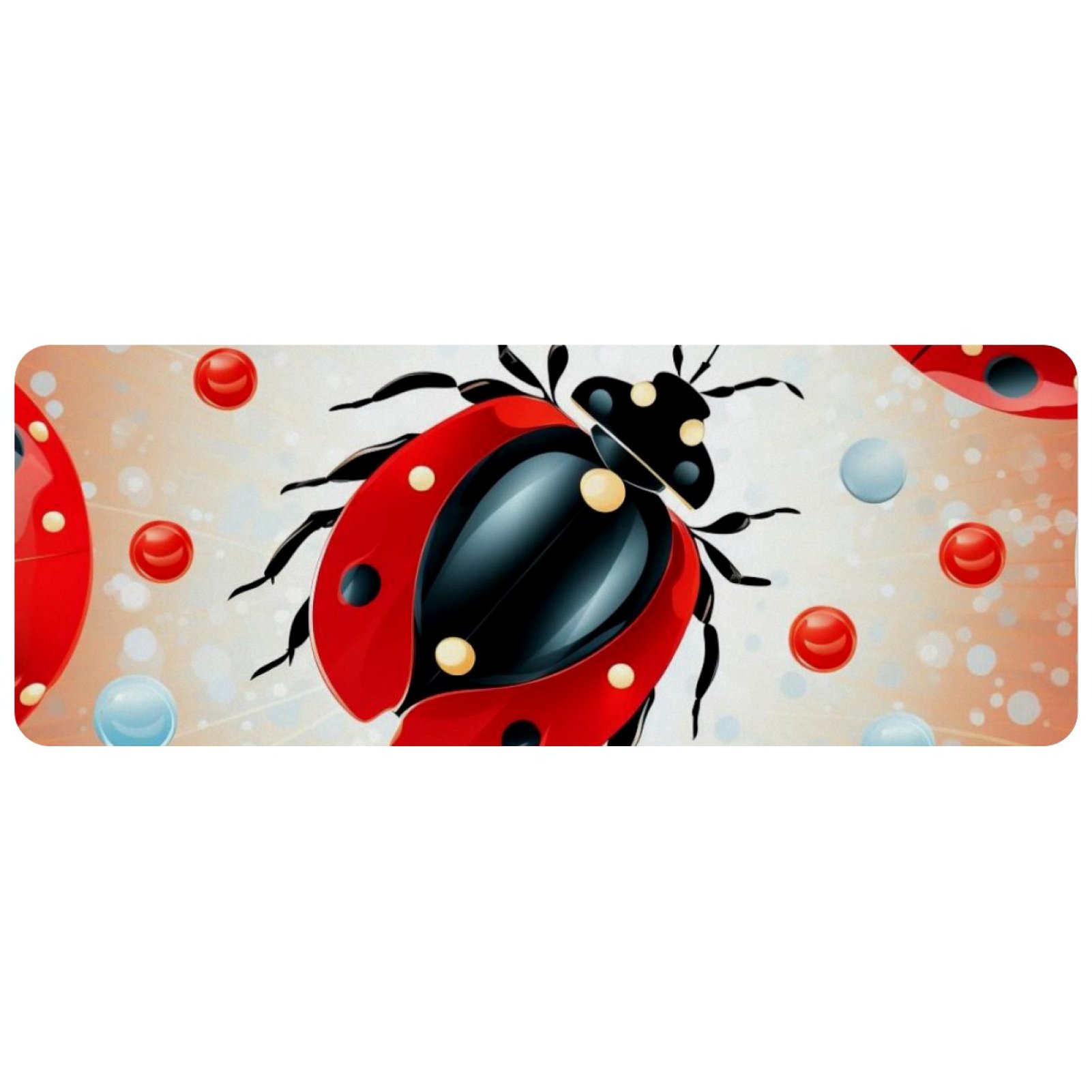 Large Extended Ladybird Cute Pattern Gaming Mouse Pad, XL Desk Mat ...