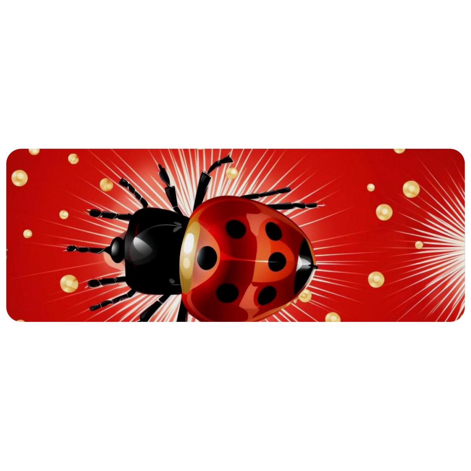 Large Extended Ladybug Red Pattern Gaming Mouse Pad, XL Desk Mat ...