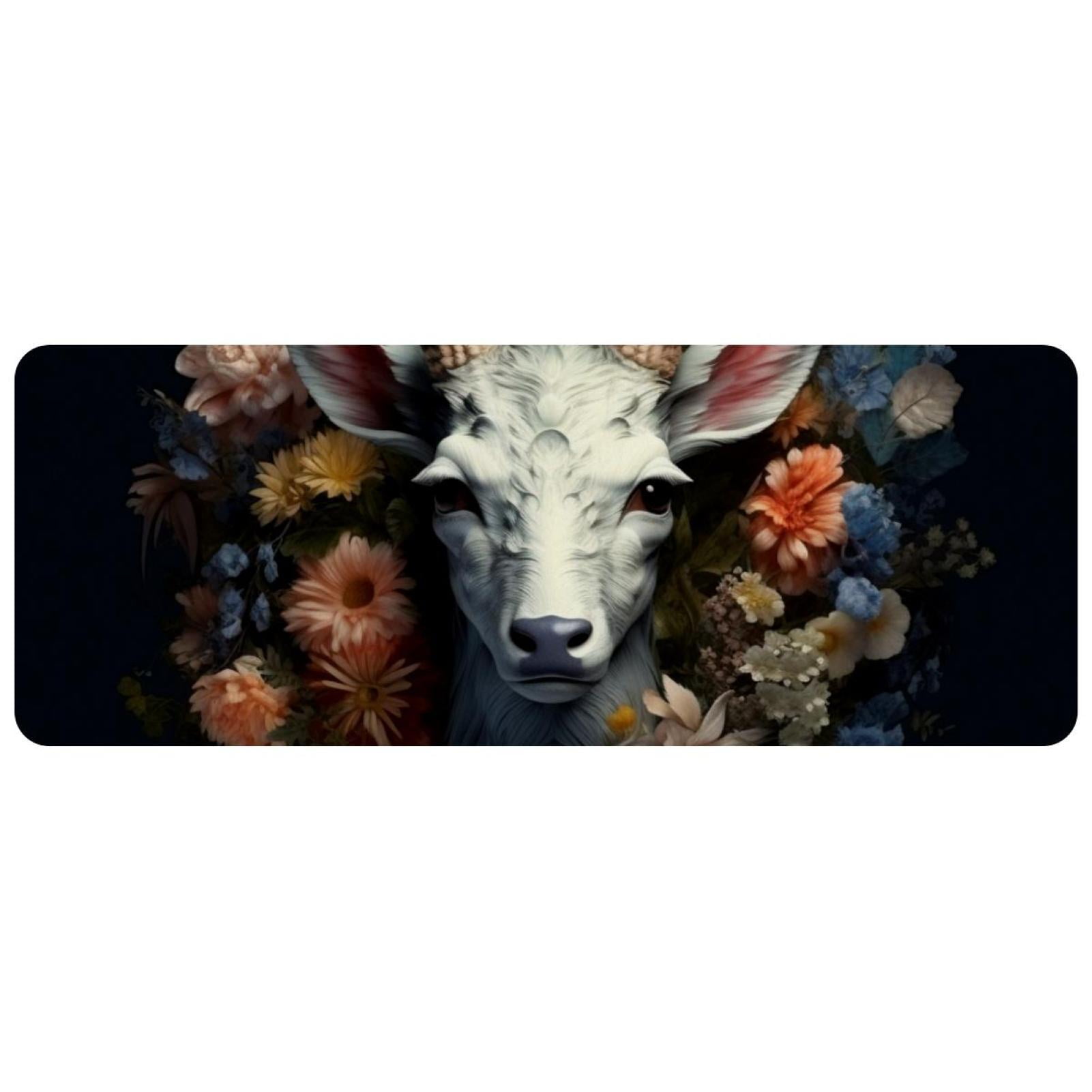 Large Extended Mouse Pad, 31.3x11.8 Inch, Anti-Slip Rubber Base, Gaming ...