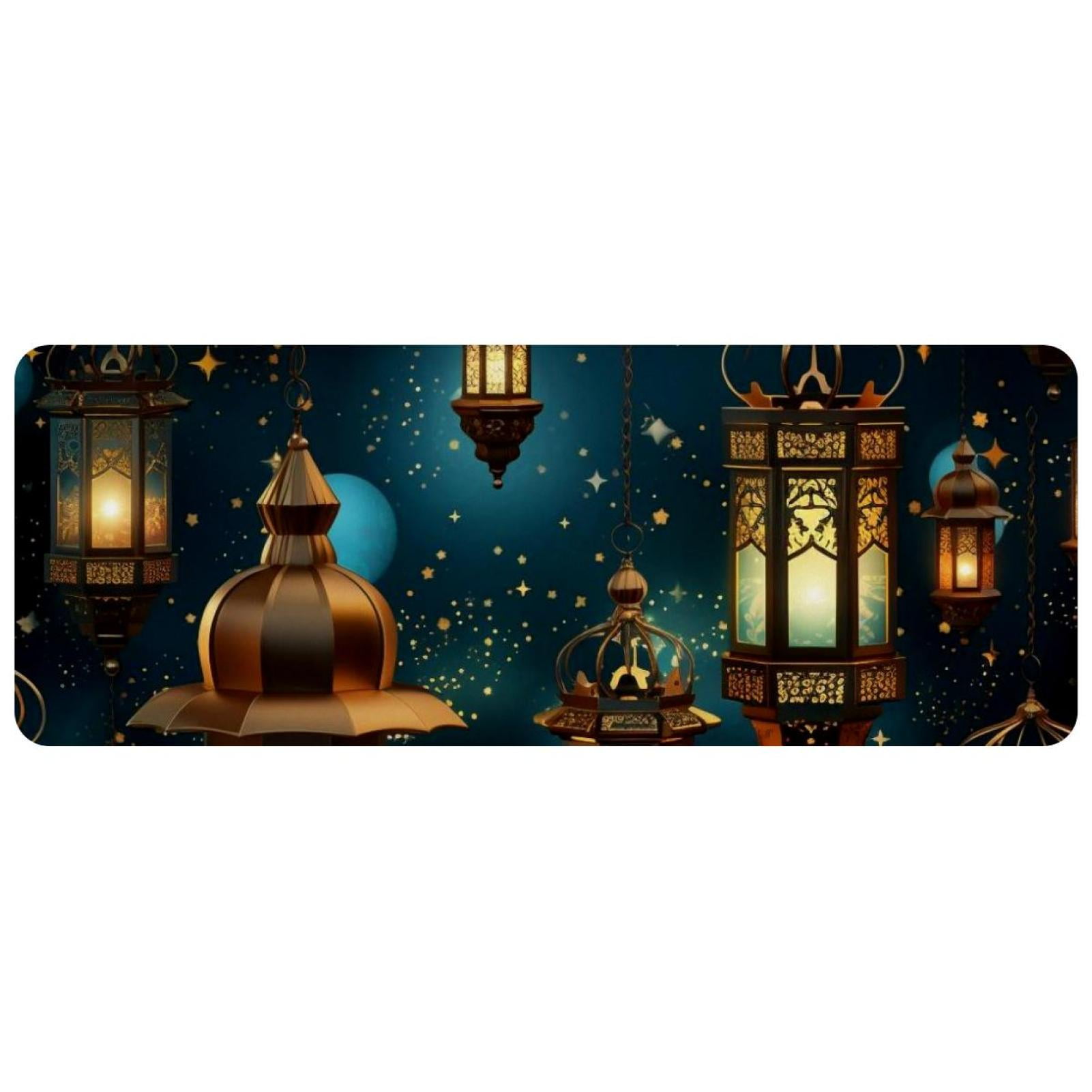 Large Extended Ramadan Festival Lanterns Gaming Mouse Pad, XL Desk Mat ...