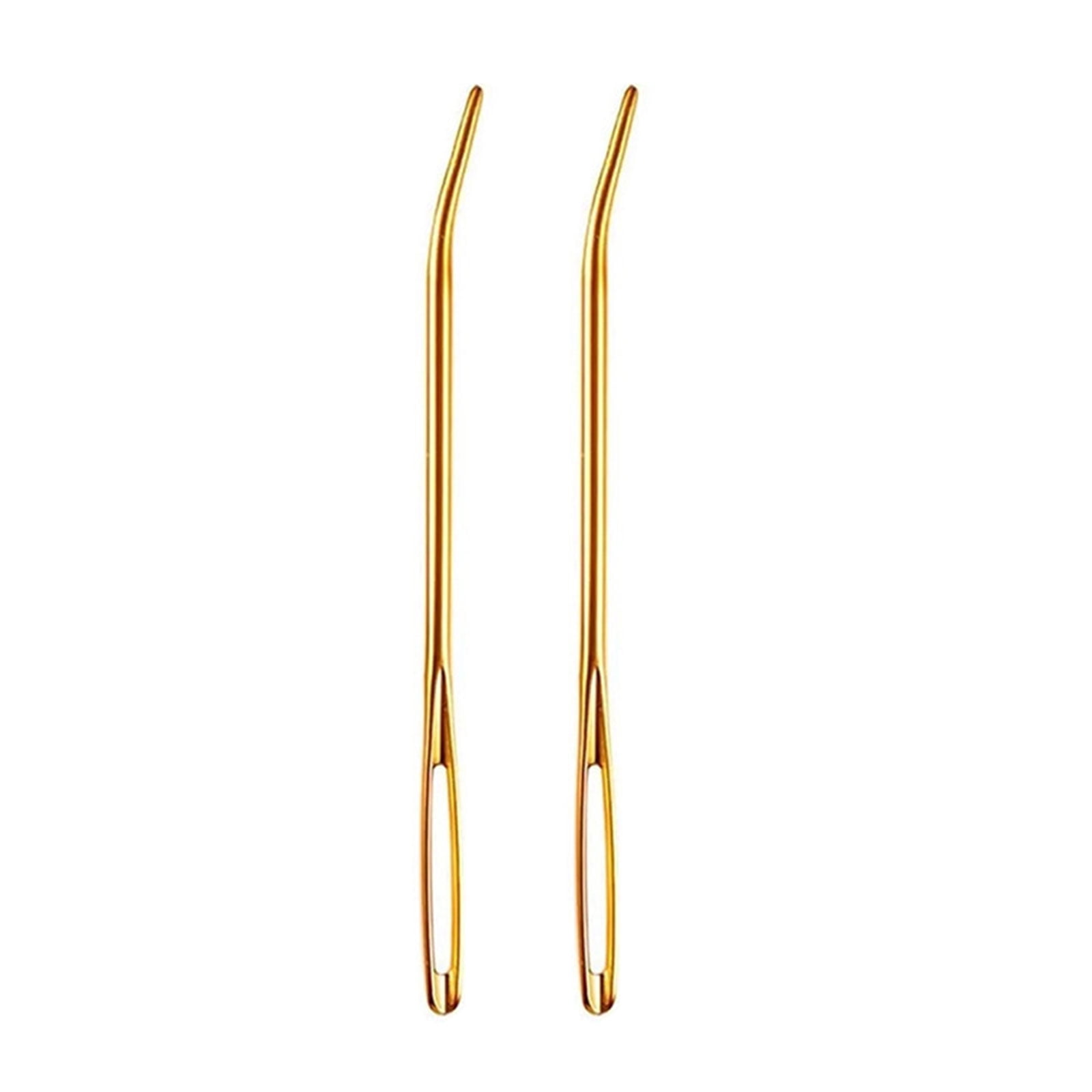 Large Eye Sewing Needle with Curved Tip, Yarn Darning Needle Sewing ...
