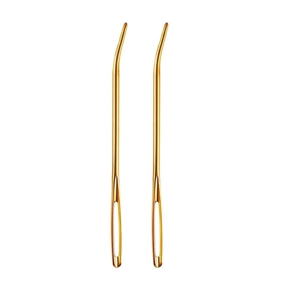 Large Eye Sewing Needle with Curved Tip, Yarn Darning Needle Sewing ...