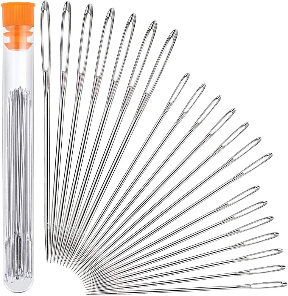Large Eye Sewing Needles, Sewing Needles, Stainless Steel Embroidery ...