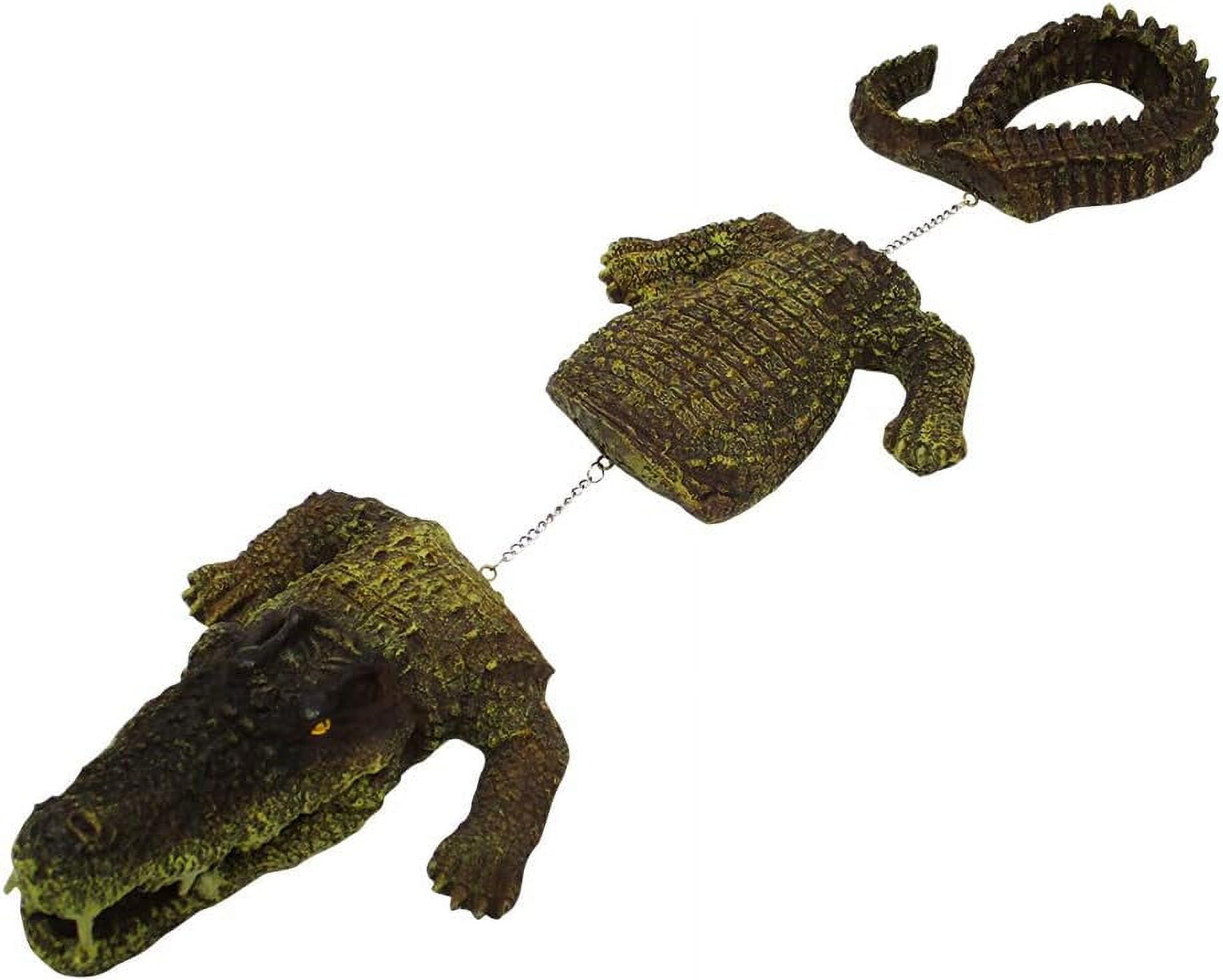 Fake Alligator Pool Float Decoy for Ponds, Water Features - Walmart.com