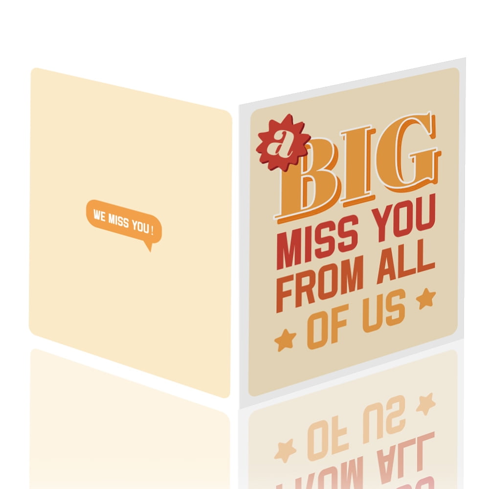 Large Farewell Greeting Card Jumbo Coworker Greeting Card Goodbye Card ...