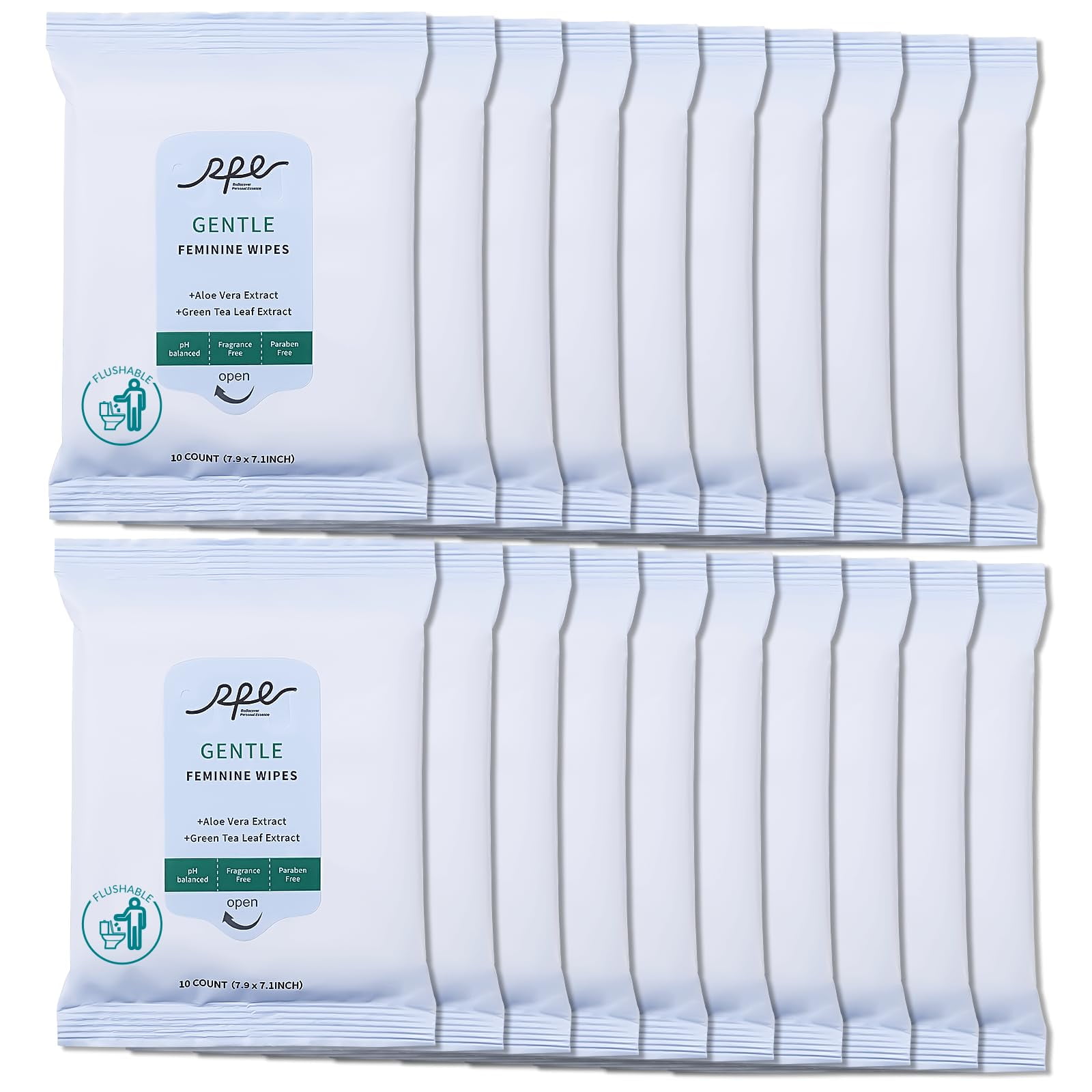 Large Feminine Wipes for Women, pH Balanced Soft Gentle Soothing ...