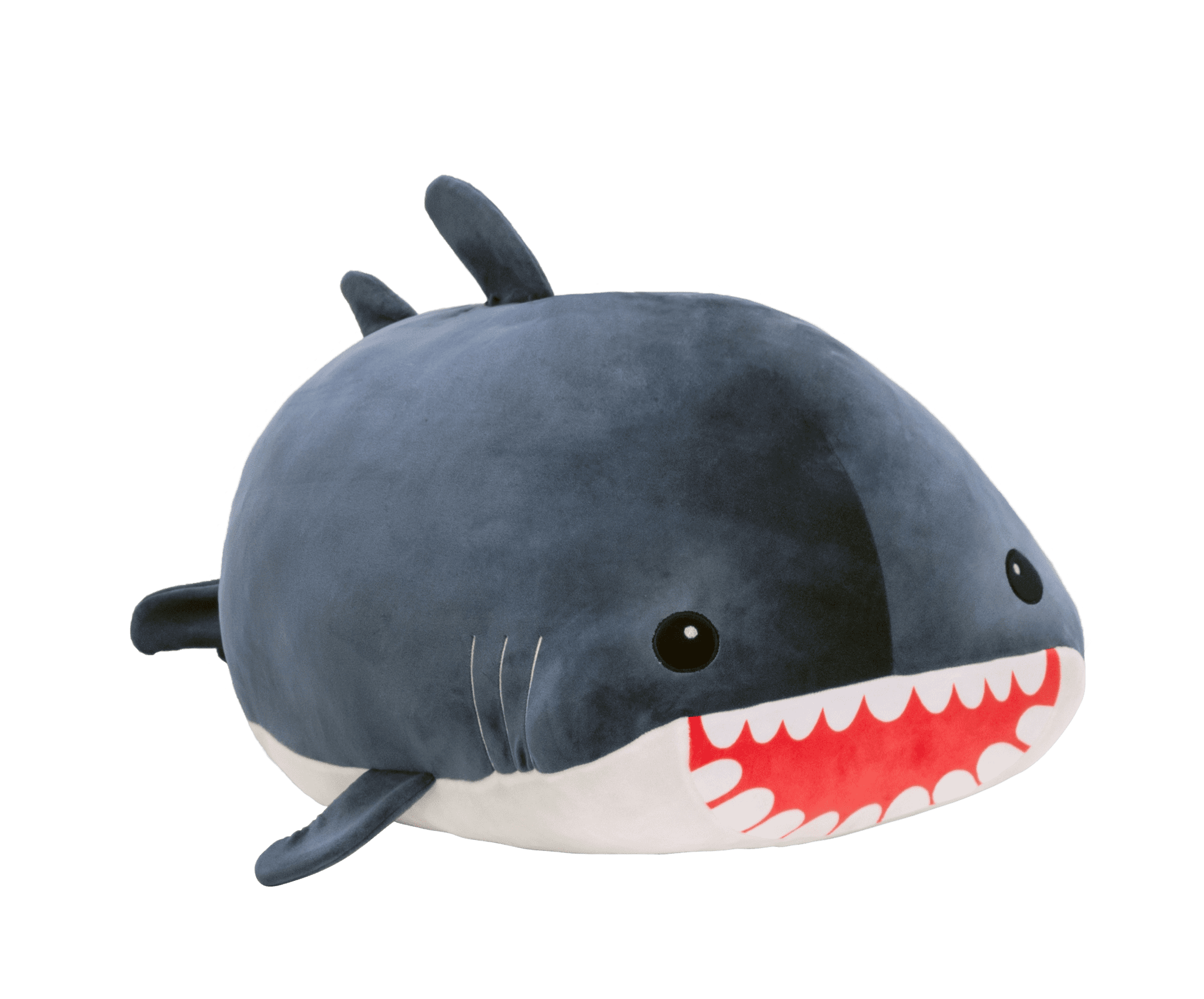 Large Lil Huggy Stan Shark Plush Toy by Fiesta Toys, 14.5", Navy Blue ...