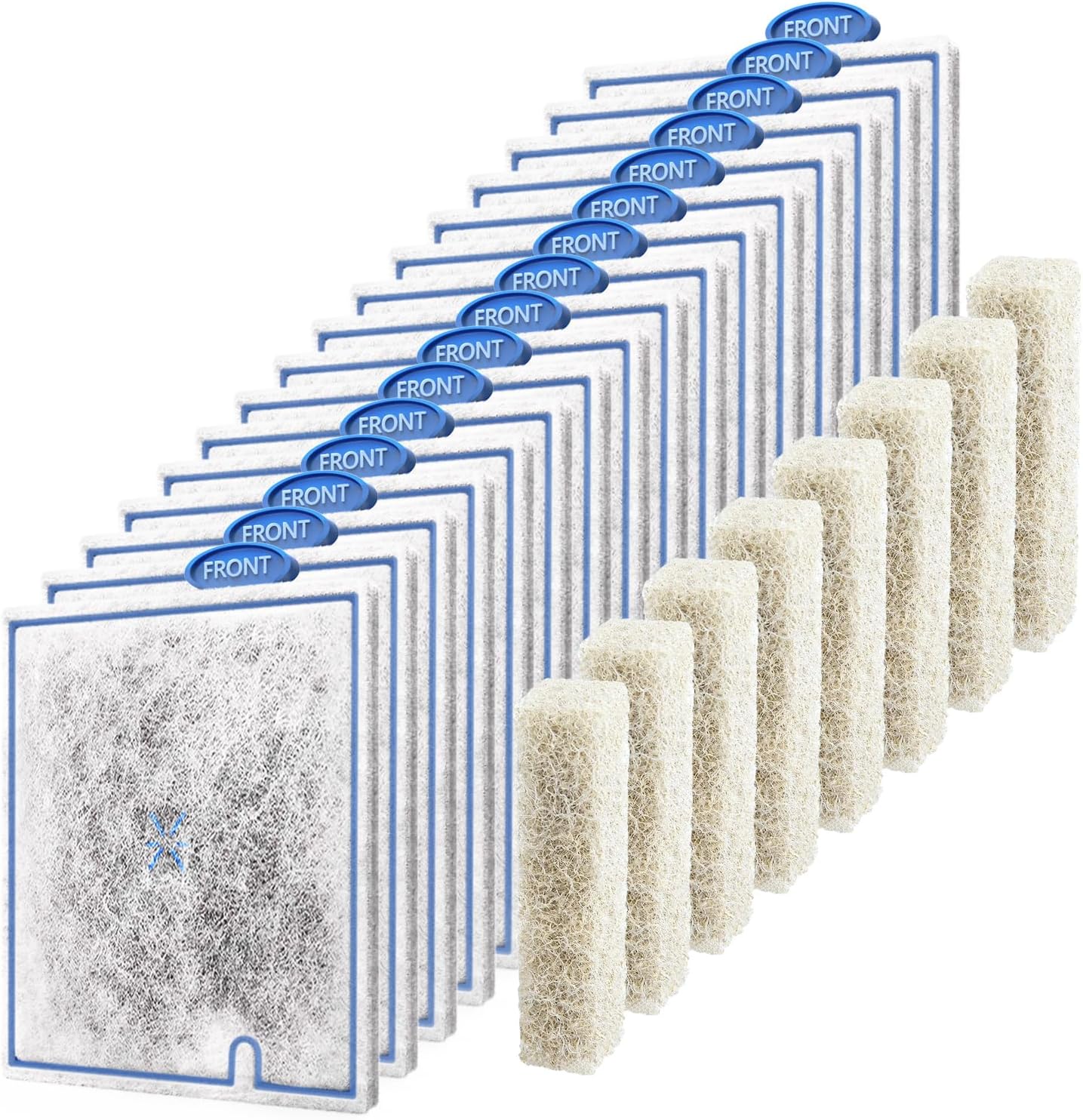 Large Fish Tank Filter Cartridges Replacement for Aqueon QuietFlow ...