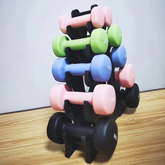 Large Five-Tier Dumbbell Rack for Gym Equipment Home Use Hexagonal ...