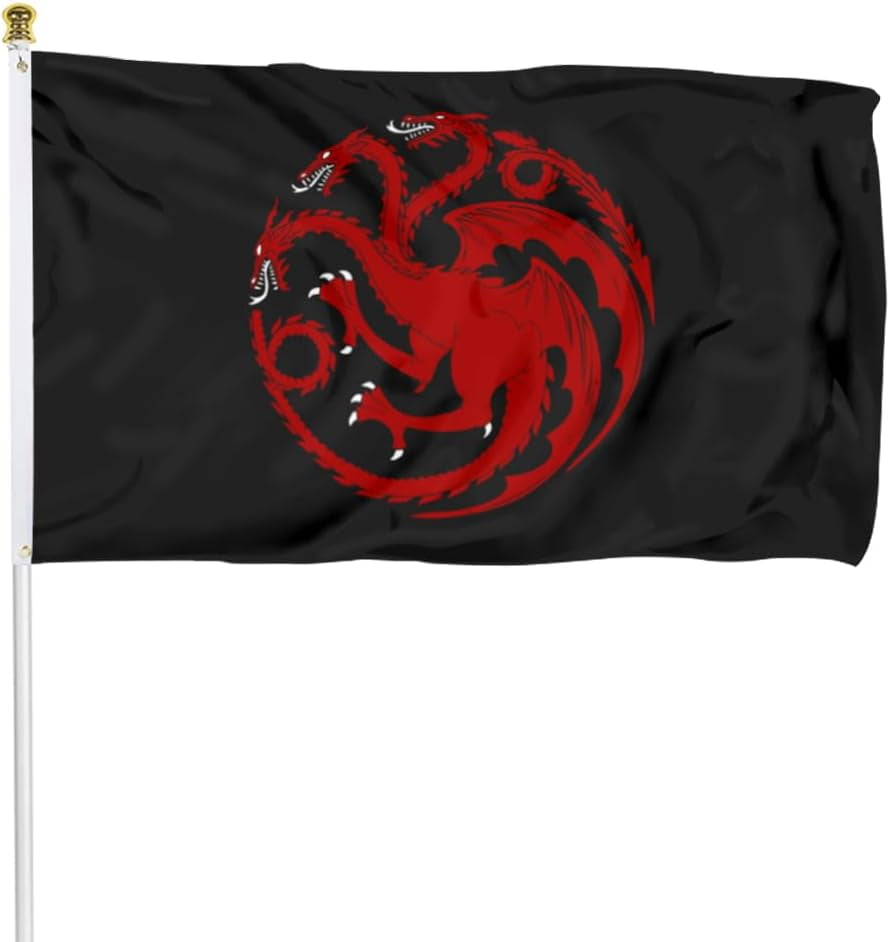 Large Flag Targaryen Flag 3X5Ft - Walmart.com