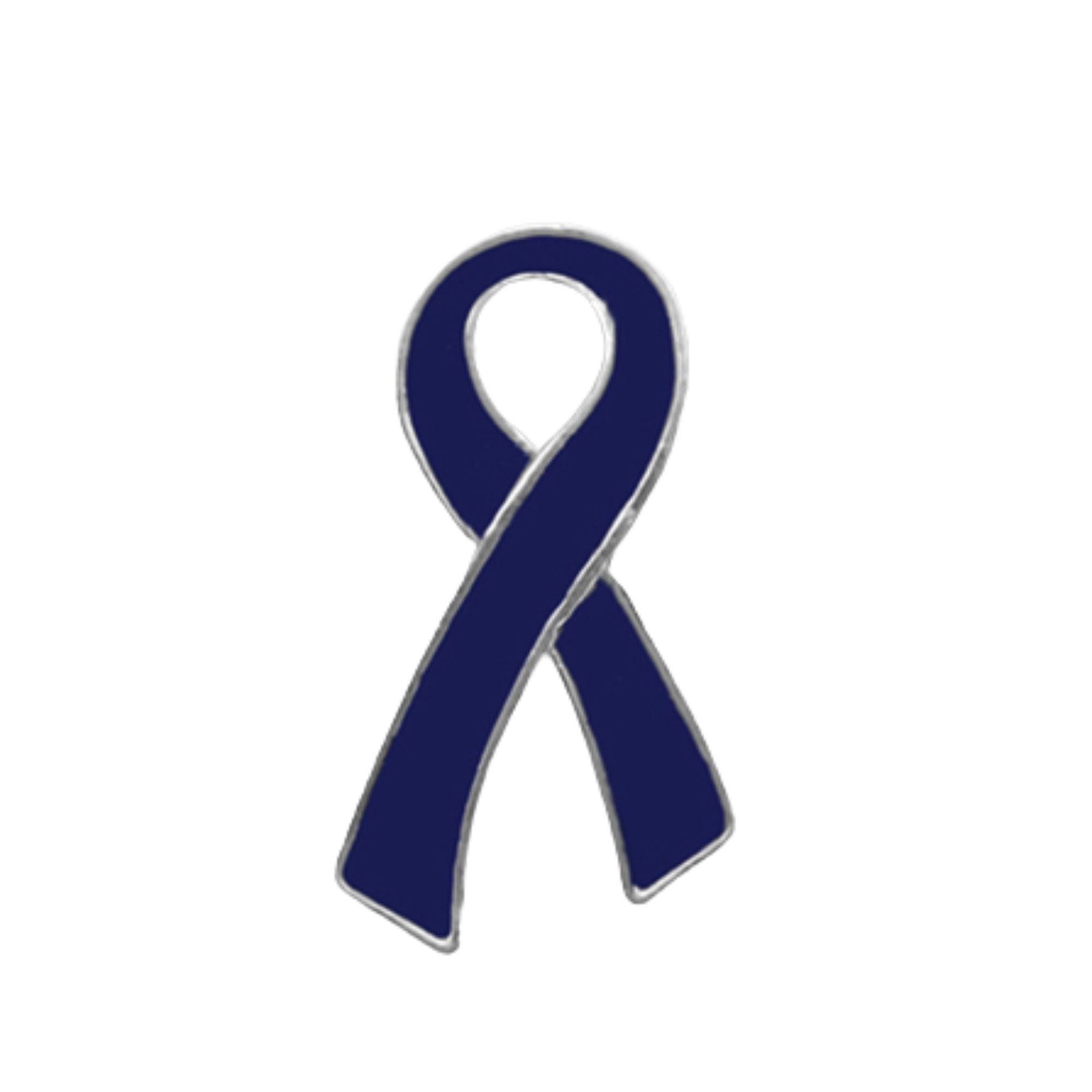 Large Flat Dark Blue Ribbon Pins - Walmart.com