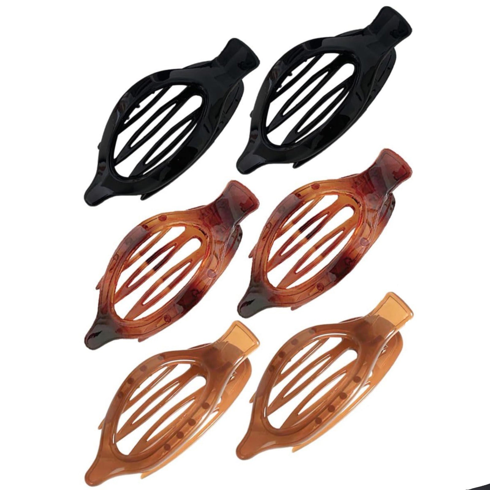 Large Flat Hair Clips Strong Grip Secure Hold Inner Teeth Comfortable ...