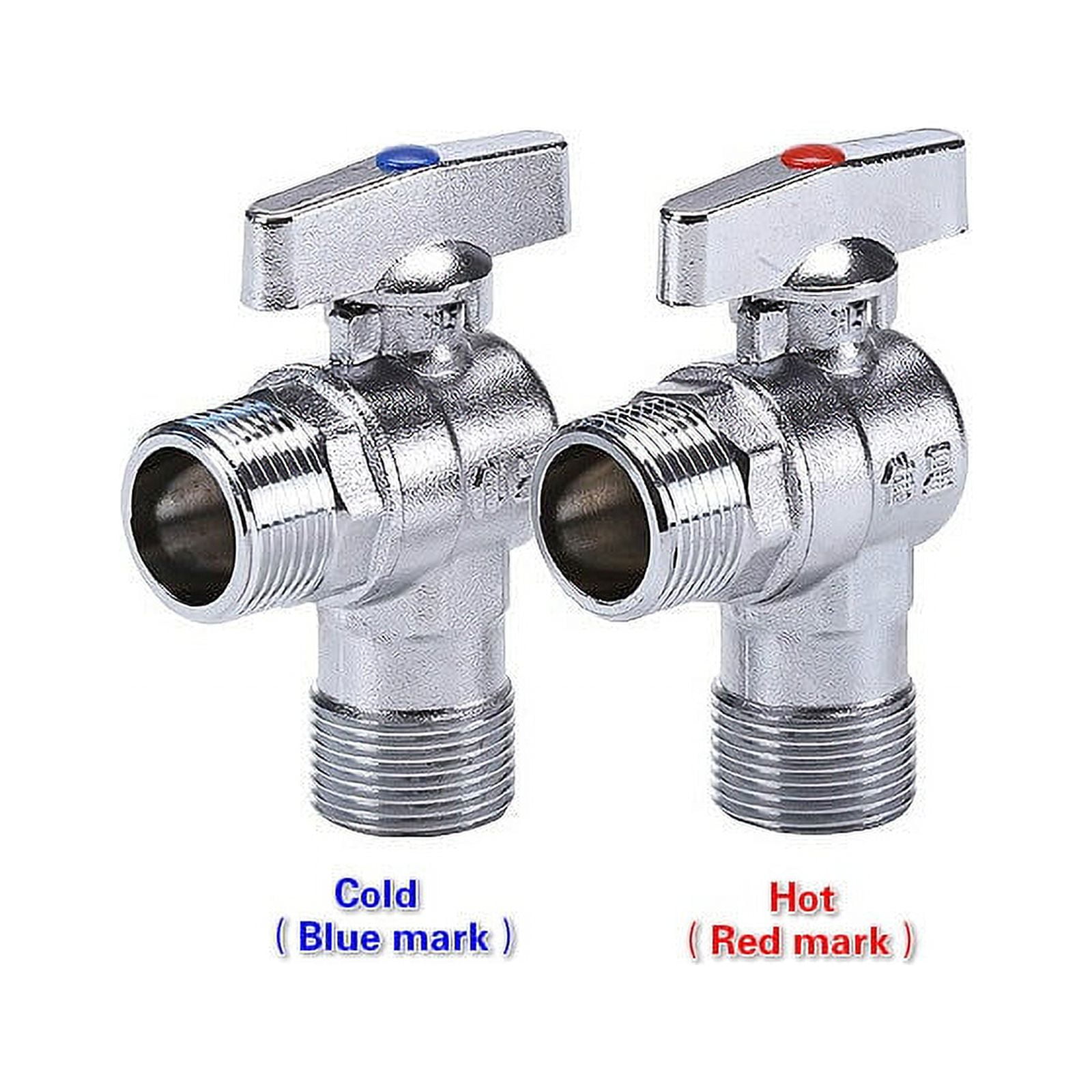 Large Flow Gas Wall Boiler Angle Valve Isolation Valve G3/4" Copper ...