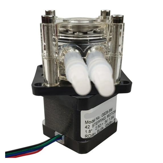 Large Flow Stepper Motor Pump 6-30V Peristaltic Pump for Lab Aquarium ...