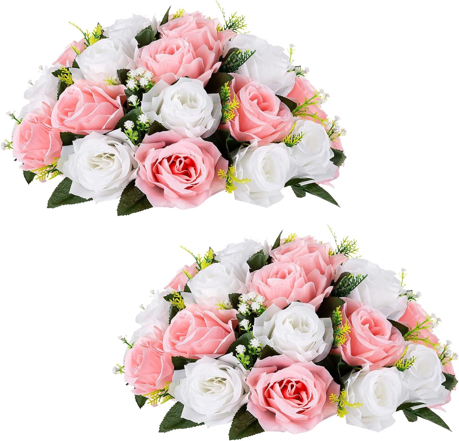 Large Flower Balls for Centerpieces - 2 Pcs 13.8in Diameter Artificial ...