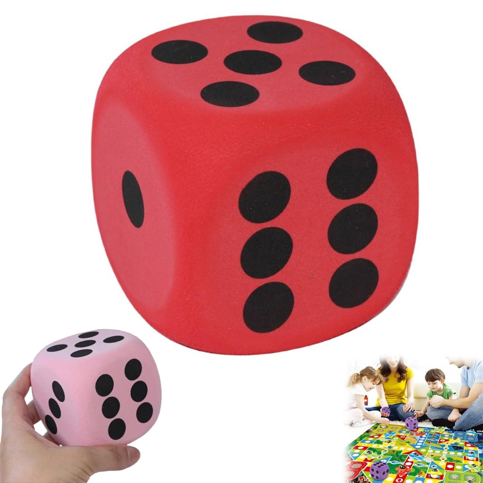 Large Foam Dice Color Foam Dice 3.15 Inches Big Dice for Building ...