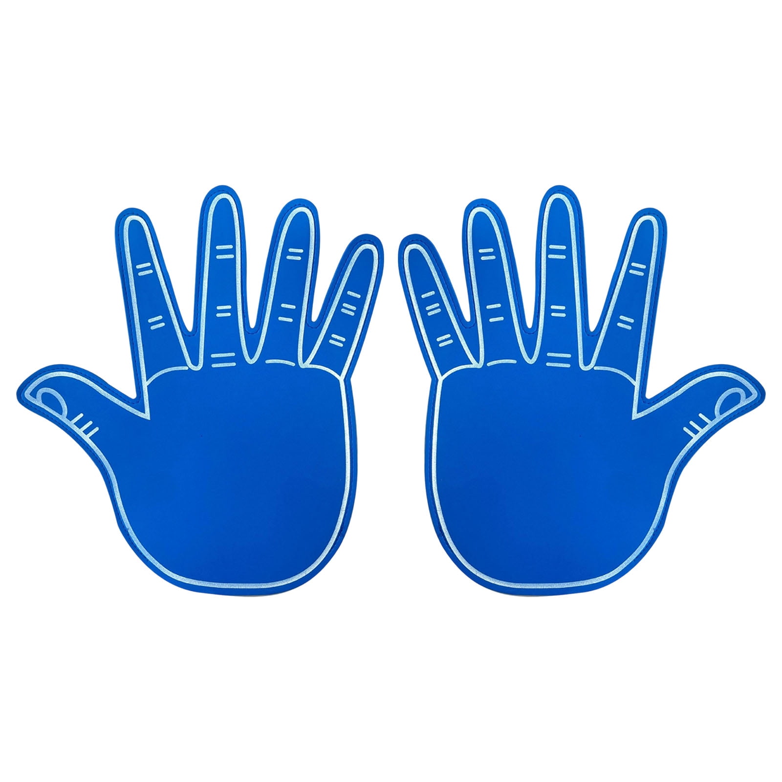 Large Foam Hand Pair Cheerleading Accessories with Double Sided Design ...