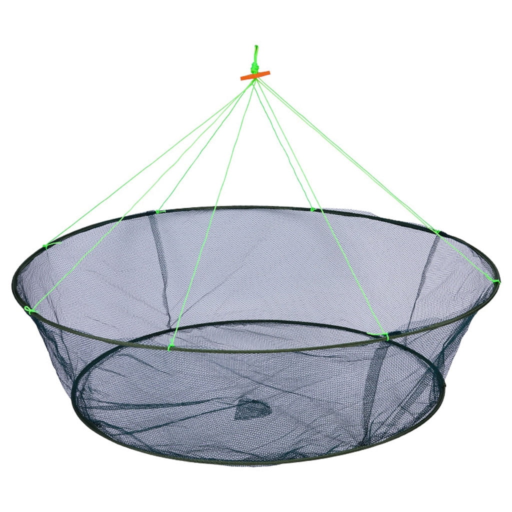 Large Foldable Drop Net Fishing Landing Net Prawn Bait Crab Shrimp ...