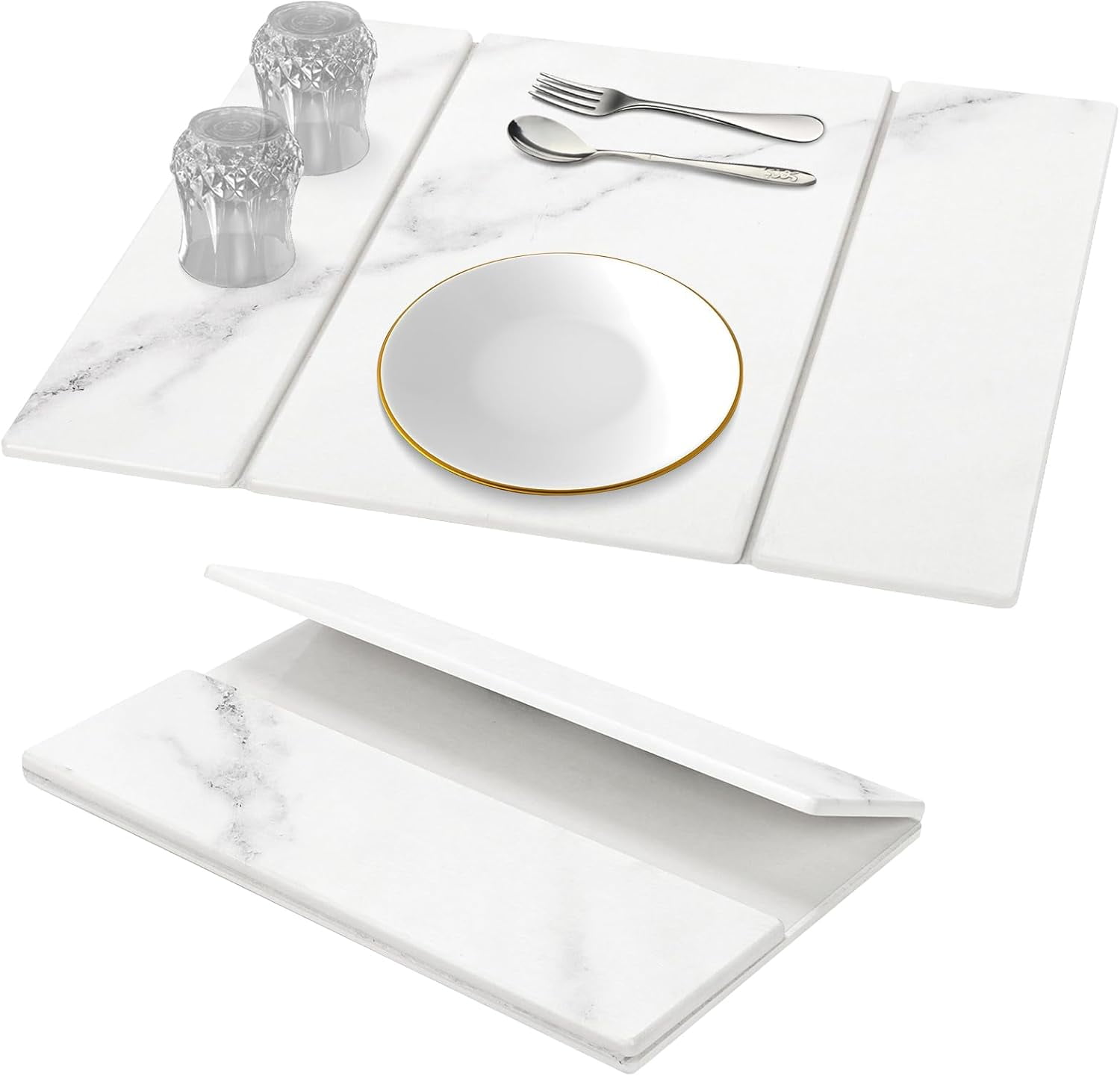 Large Foldable Stone Dish Drying Mat,24"×16",Heat-resistant Mat for ...