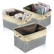 Mainstays Woven Plastic Storage Basket - Blue 26-Quart Wicker Design ...