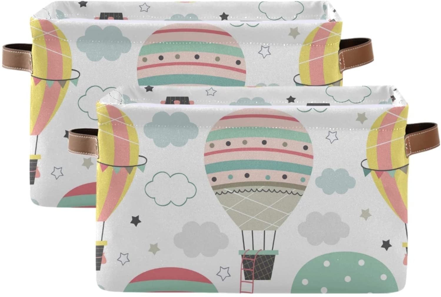 Large Foldable Storage Bin Hot Air Balloon Flying Fabric Storage ...