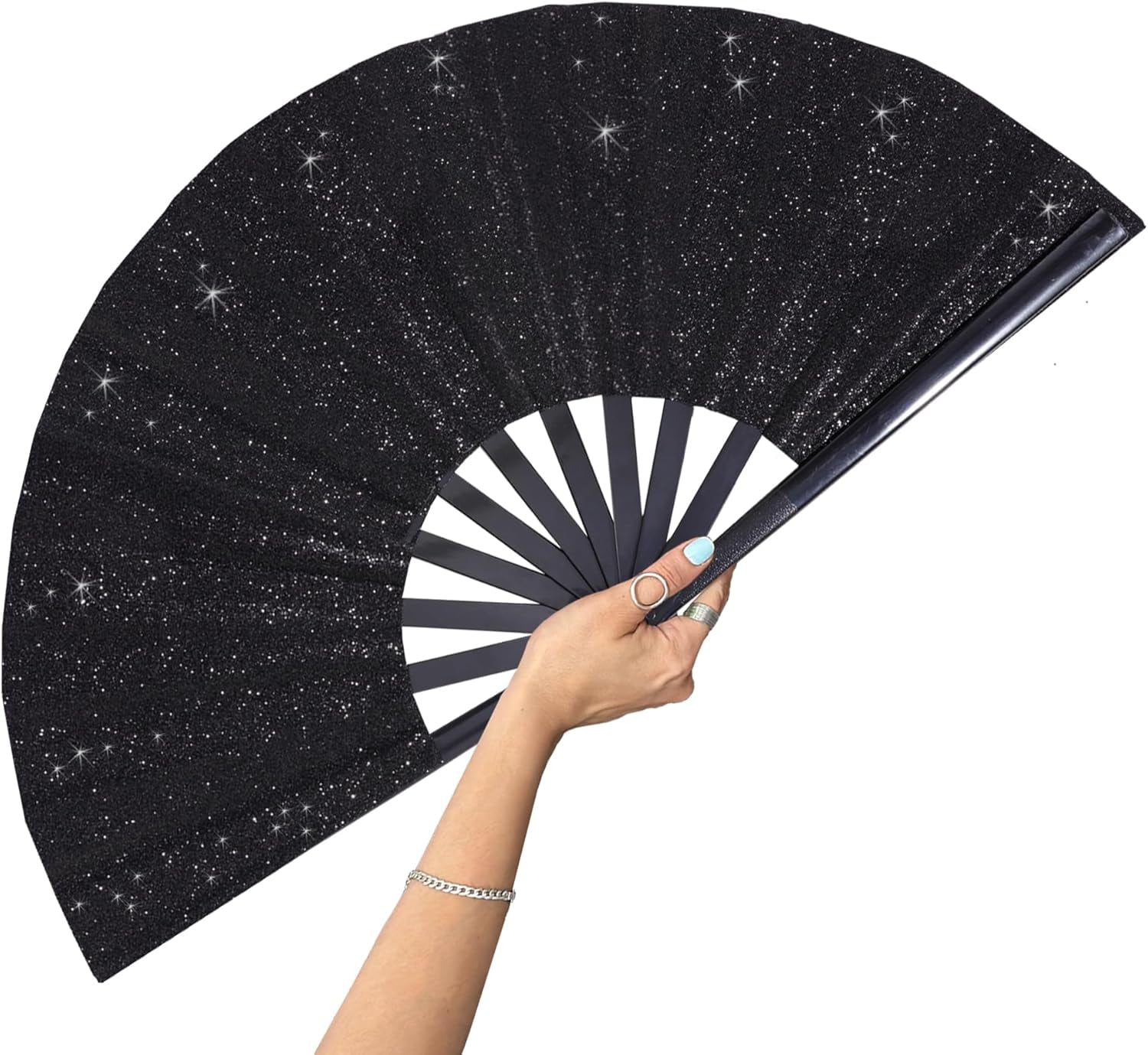 Large Folding Fan-Hand Fan Popping Fan for Line Dancing Clacking Fans ...