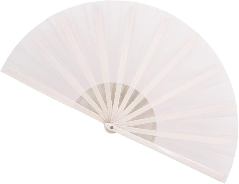 Large Folding Fans Rave Hand Clap Fan Popping Fan for Line Dancing, Big ...