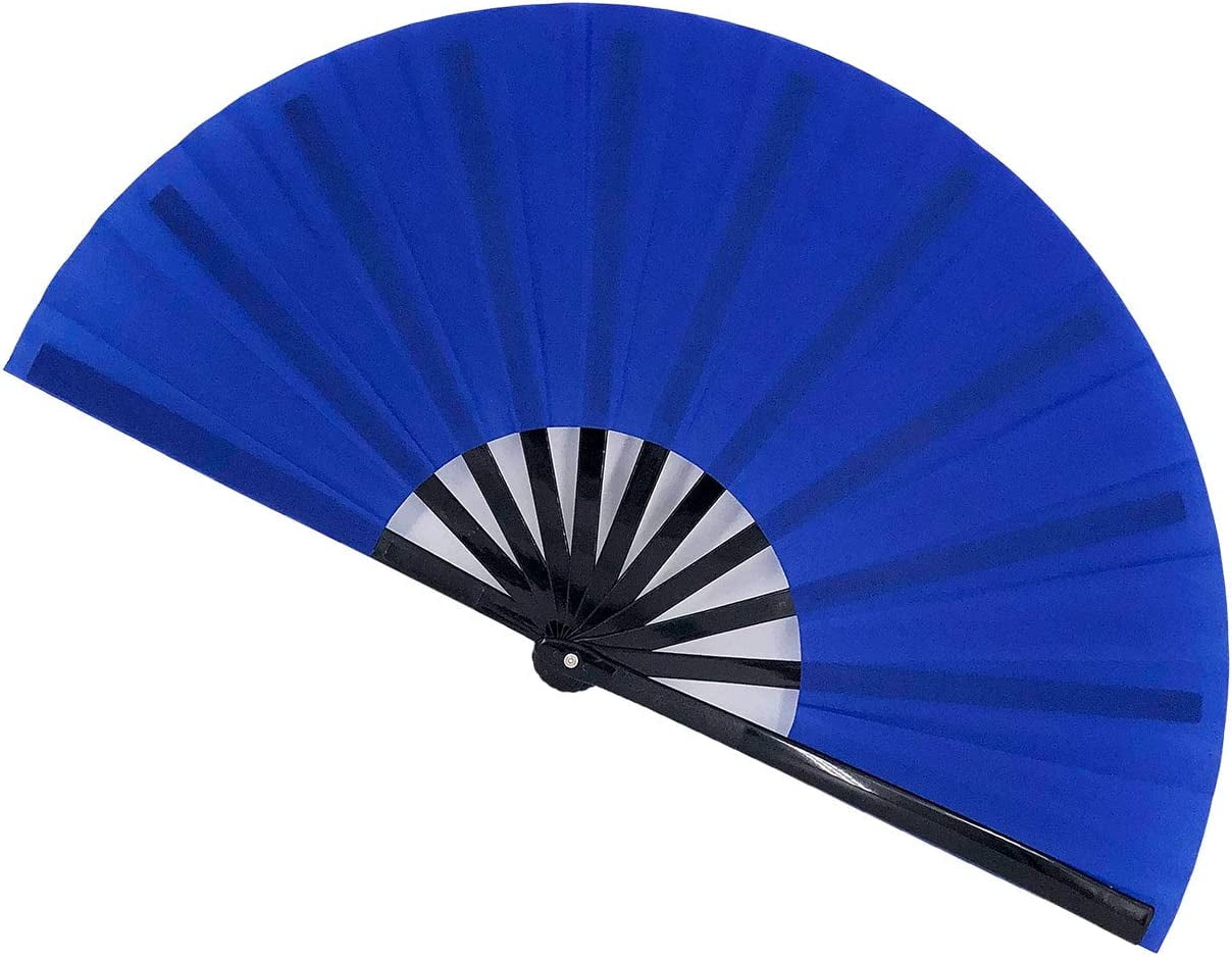 Large Folding Fans Rave Hand Clap Fan Popping Fan for Line Dancing, Big ...