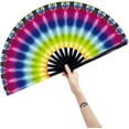 Large Folding Hand Rave Fan Popping Fan for Line Dancing Clacking Fans ...