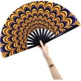 Large Folding Hand Rave Fan Popping Fan for Line Dancing Clacking Fans ...