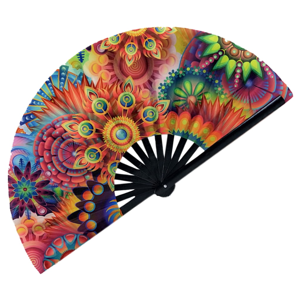 Large Folding Hand Raves Fan Folding Fan Hand Fan Hand Dance Fan for ...