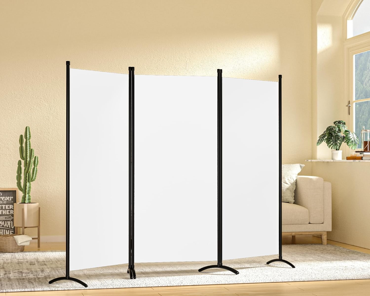 Large Folding Panel Portable Stand Room dividers Privacy Screen for ...