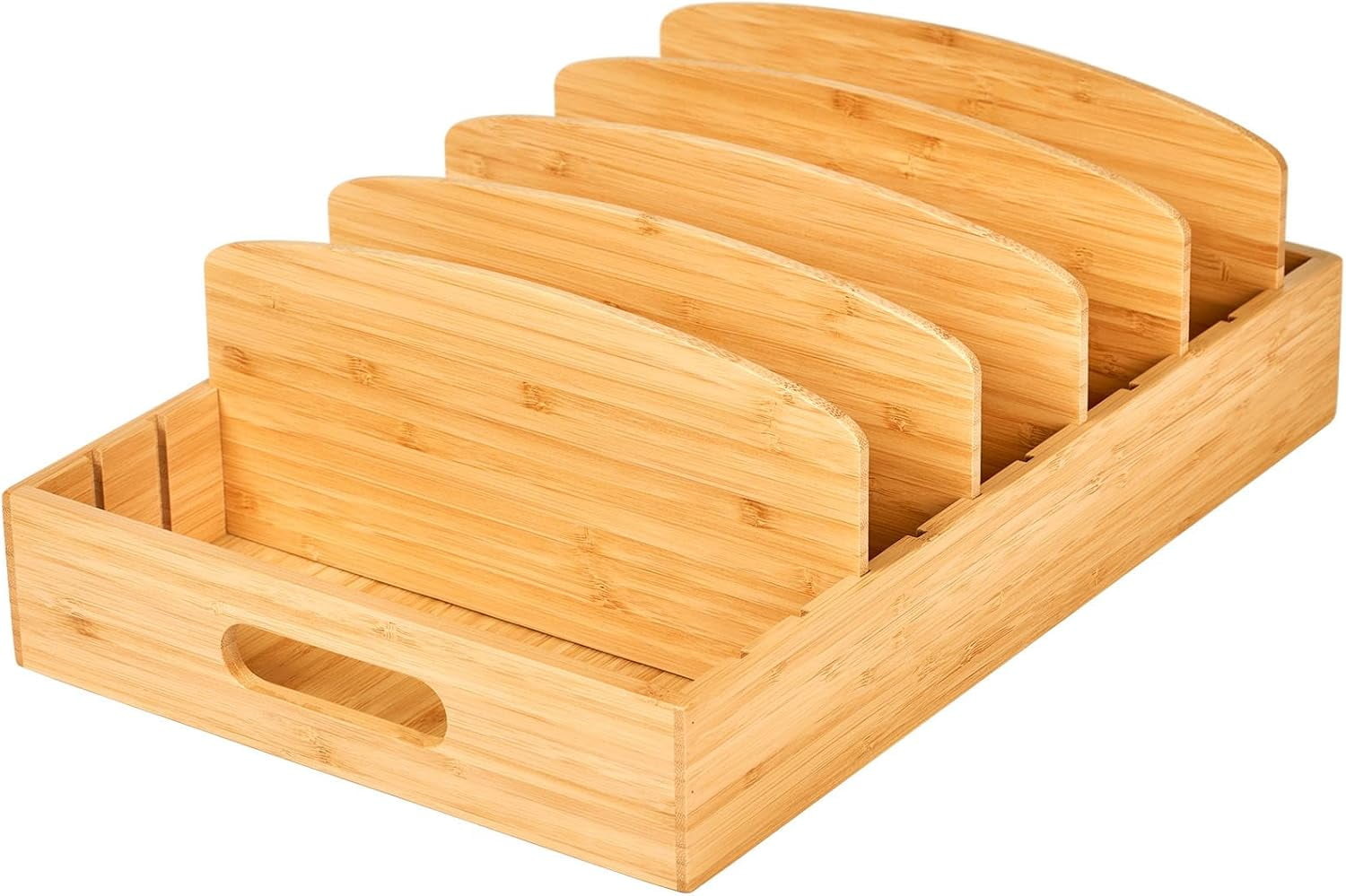 Large Food Container Lids Organizer for Kitchen Cabinet and Drawer ...