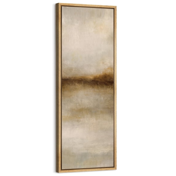 Large Framed Canvas Art for Living Room Wall Decor, Vintage Abstract Lake Landscape Canvas Print ...