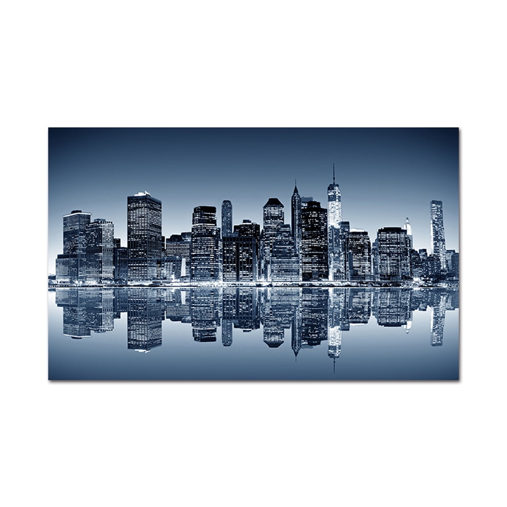 Large Framed New York City Wall Art NYC Scenery Wall Decor New York ...