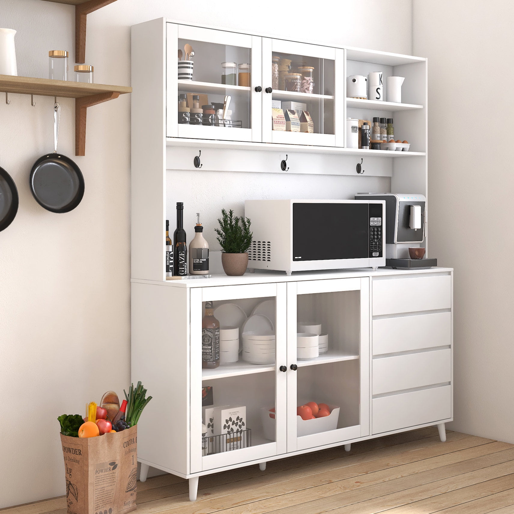 Large Freestanding Kitchen Hutch for Reception Room / Add Order to ...