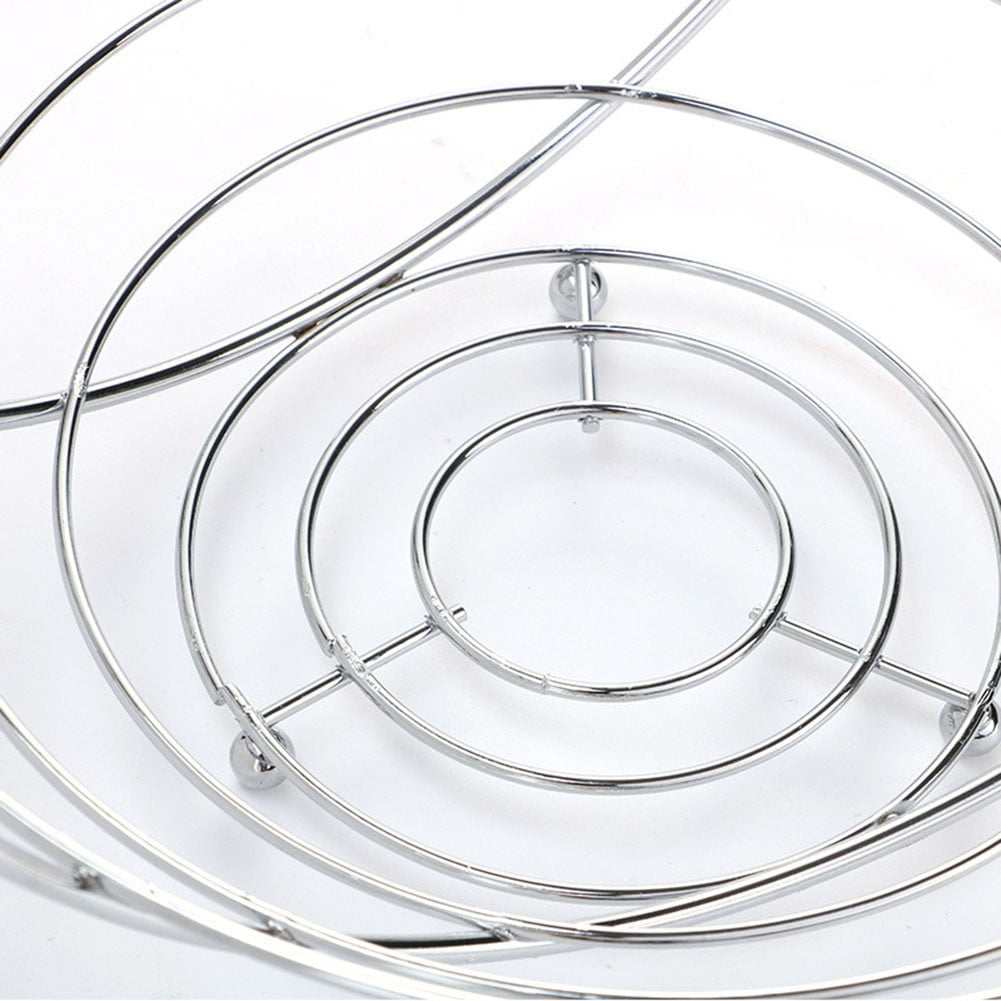 Large Fruit Bowl Holder With Banana Hanger Hook Tree Fruit Bowl Basket ...