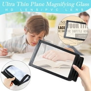 Eye Candy LED Large Travel 2 Pack Full-Page Book Magnifier, Magnifies ...