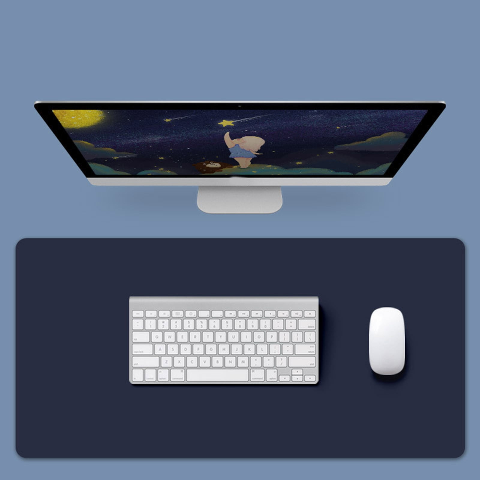Large Gaming Desk Pad Non- Keyboard Mat Protector for and Home ...