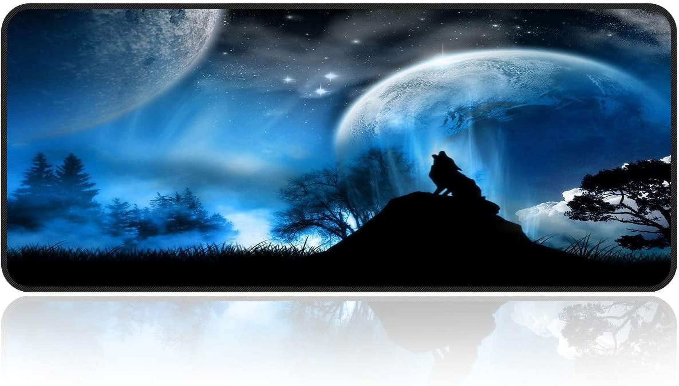 Large Gaming Mouse Map Pad with Nonslip Base-31.5x11.8x0.15 Inch ...