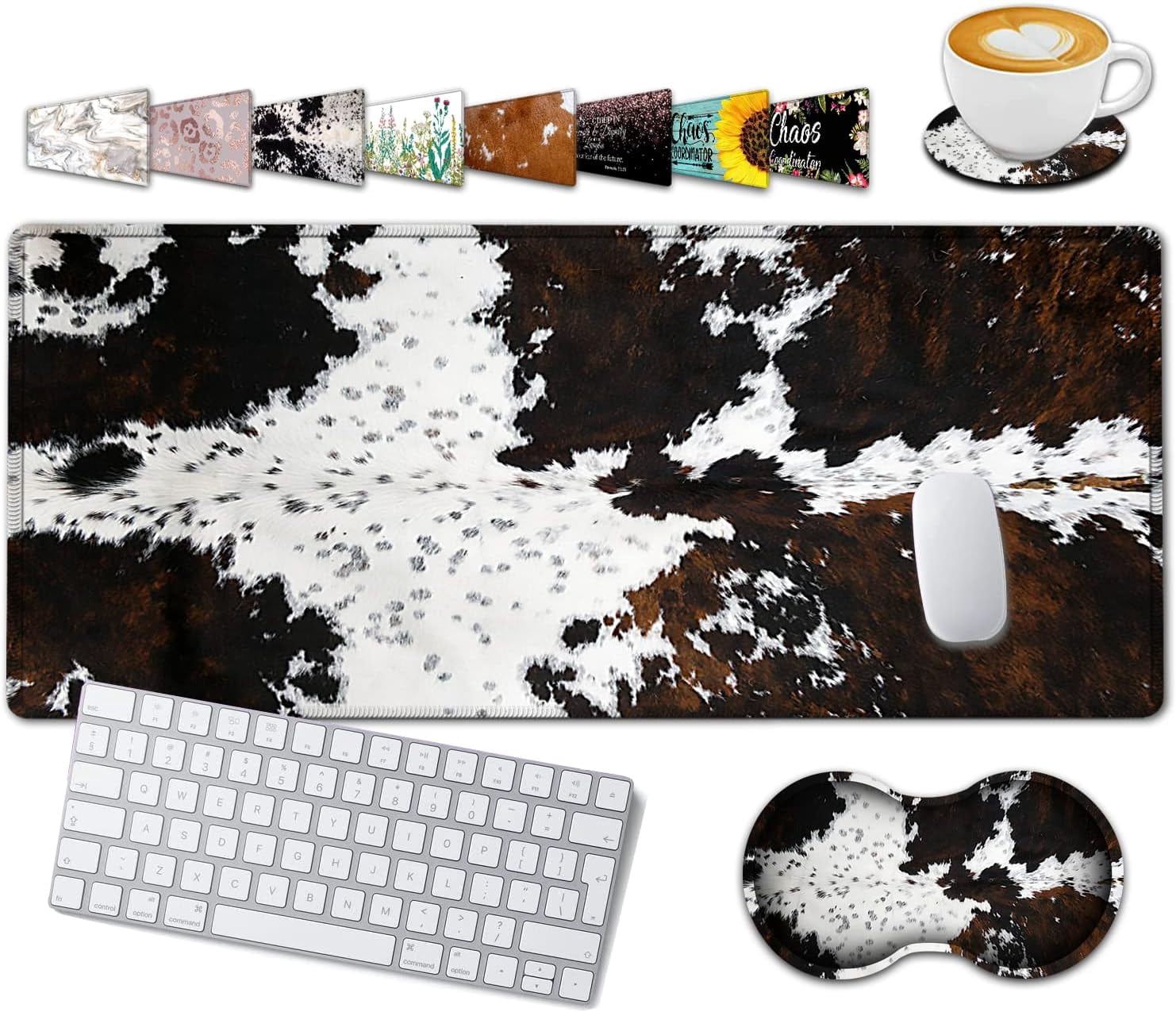 Large Gaming Mouse Pad, 31.5x11.8 in Extended Computer Mouse Mat with ...