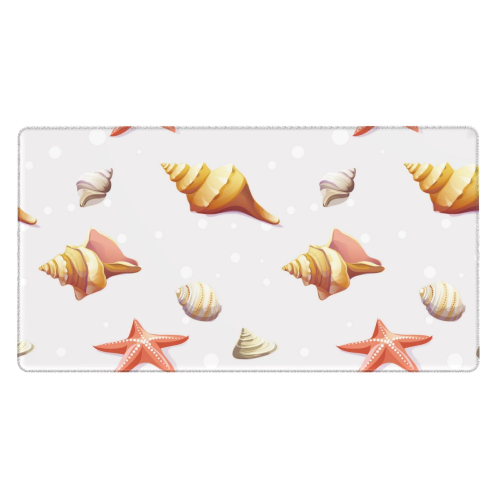 Large Gaming Mouse Pad - Conch Shells Print No.902 Non-Slip Rubber Base ...