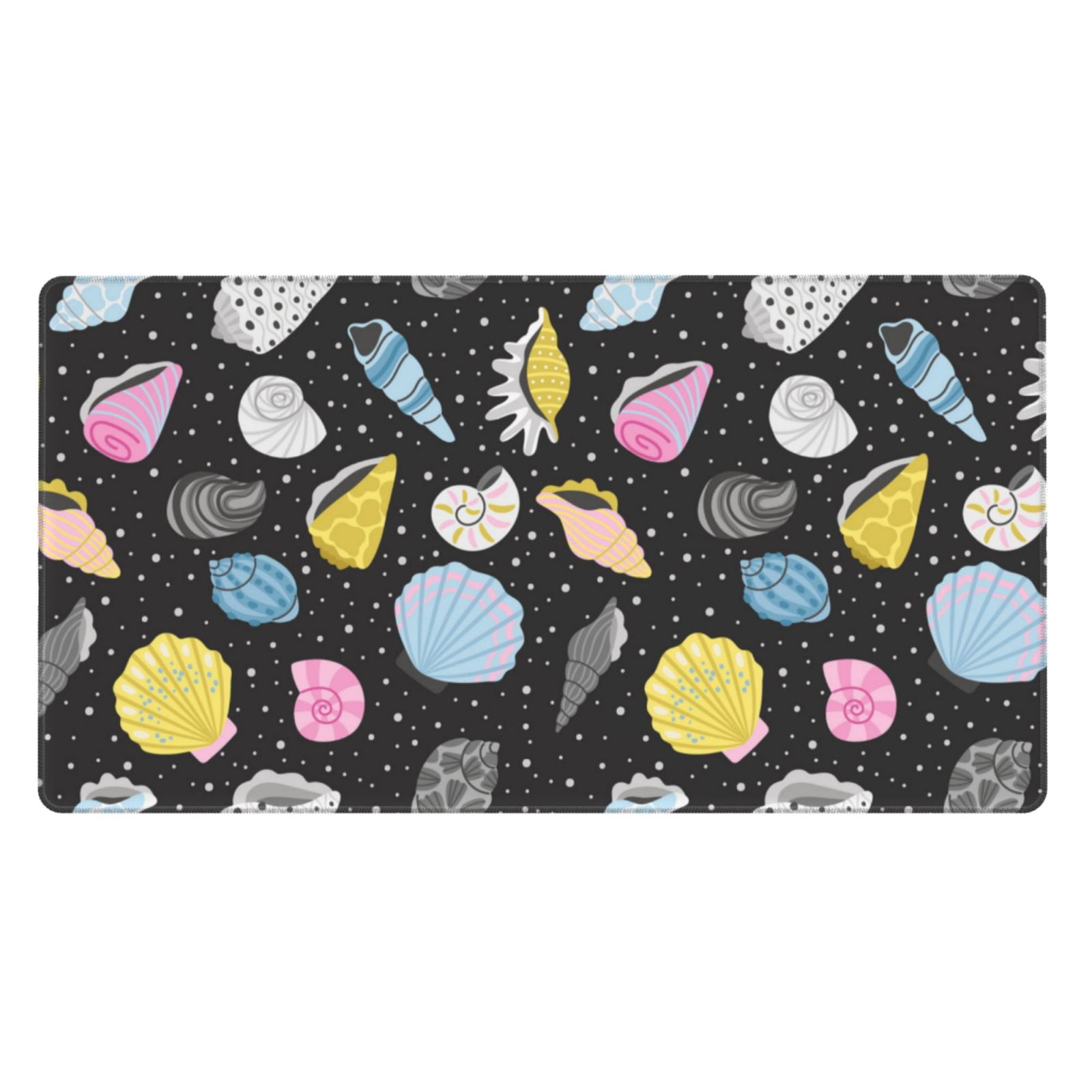 Large Gaming Mouse Pad - Conch Shells Print No.9047 Non-Slip Rubber ...